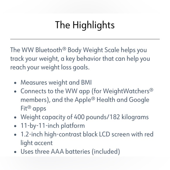 Weight Watchers | Bath | Nwt Weight Watchers Bluetooth Body Weight ...